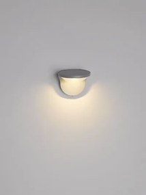 LED Venkovní nástěnné solární svítidlo Philips Dusk 17807/87/16 šedé
