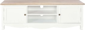 TV stolek Horton - bílý - dřevo | 120x30x40 cm