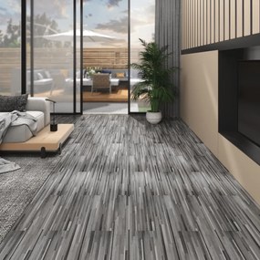 vidaXL Nesamolepicí PVC podlahová prkna 4,46 m² 3 mm [146591] Barva: pruhová šedá