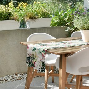 ZAHRADNÍ VODĚODOLNÝ BĚHOUN NA STŮL GARDEN 40X140 CM KVĚTY
