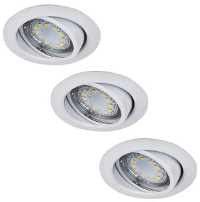 Rabalux 1049 - SADA 3xLED Podhledové svítidlo LITE 3xGU10-LED/3W/230V