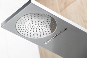 Aqualine, TUSA sprchový panel s baterií, 1400 mm, hliník, SL680