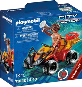 Stavebnice playmobil 71040 záchranář-čtyřkolka