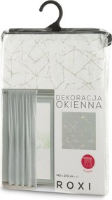 ZÁCLONA NA PÁSCE ROXI 140X270 CM BÍLÁ