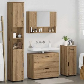 Sada koupelnového nábytku 4 ks Artisanový dub 35 x 30 x 192 cm 3393062
