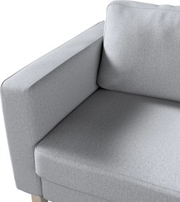 Potah na pohovku IKEA Karlstad, 3-místná, rozkládací barva šedá látka pletený vzor