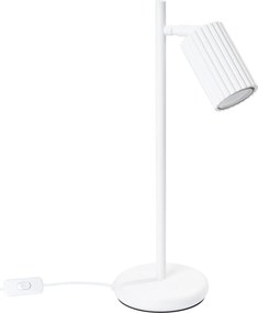 Sollux Lighting Stolní lampa KARBON bílá
