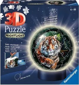 RAVENSBURGER 3D Puzzle-Ball Tygr / 72 dílků