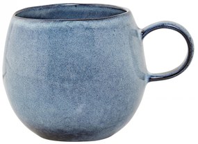 Bloomingville Keramický hrneček Sandrine Blue - větší, modrá barva, keramika 500 ml