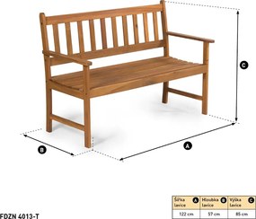 Fieldmann FDZN 4013 Zahradní lavice