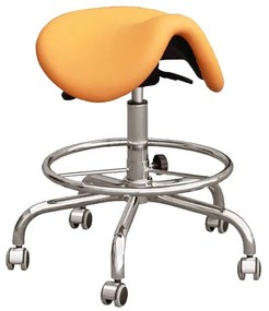KOVONAX Ordinační stolička Cline FK Čalounění: Koženka DOLARO, Barva látky: DOLARO N1, Povrchová úprava (barva): Chrom