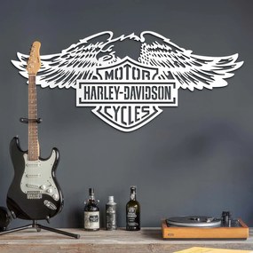 DUBLEZ | Dřevěný obraz - Logo Harley Davidson | Obraz