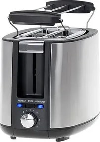 Adler AD 3214 stříbrná / Toaster / 900W / 2 toasty