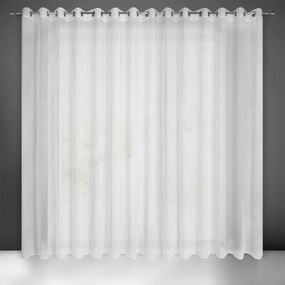 ZÁCLONA NA KROUŽCÍCH CARLA 300 CM X 250 CM CM BÍLÁ