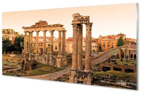 Obraz na skle Řím Roman Forum svítání 120x60 cm