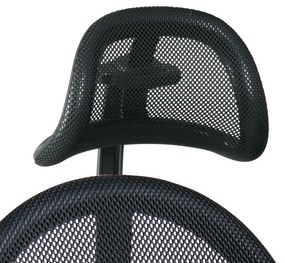 Topstar Zdravotní balanční kancelářská židle EXETER NET s opěrkou hlavy, černá