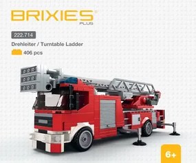 BRIXIES Plus 222.714 Hasičský vůz s otočným žebříkem