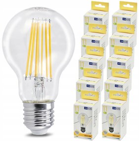 Anlux 10x LED žárovka E27 - 11W - 1540lm - teplá bílá