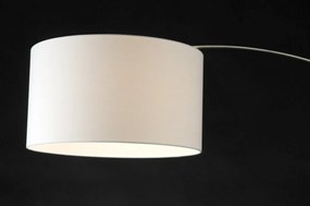 Stojací designová oblouková lampa Dallas White