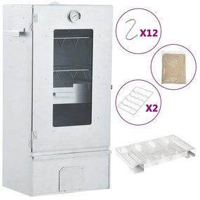 Grilovací trouba / udírna s generátorem kouře pozinkovaná ocel 3200771