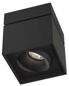 Stropní hranaté nastavitelné svítidlo Sirro 1.0 LED Barva: Černá, Teplota chromatičnosti: Dim to Warm 2000-3000 Kelvinů