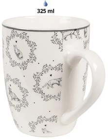 Porcelánový hrnek s motivem kočiček Lovely Grey Cats – 325 ml