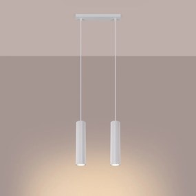 Sollux Lighting Závěsné svítidlo KARBON 2 bílé