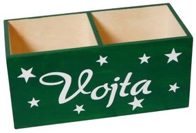 Organizér na tužky se jménem tmavě zelený
