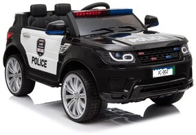 HračkyZaDobréKačky Elektrické autíčko Land Rover policie černé