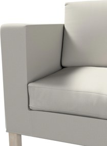 Potah na pohovku IKEA  Karlanda 2-místná, krátký barva šedá látka pletený vzor