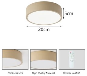 Brilagi -LED Stmívatelné svítidlo POOL LED/18W/230V 3000-6000K 20 cm béžová + DO