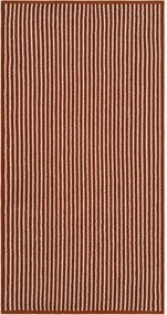 Koňakově hnědá/krémová bavlněná osuška 70x140 cm Dixie – Jotex