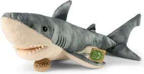 RAPPA Plyšový žralok 40 cm šedý / ECO-FRIENDLY / od 0 měsíců