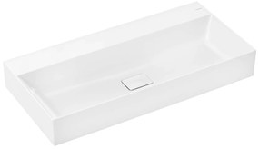 Hansgrohe Xevolos E - Umyvadlo 100x48 cm, bez přepadu, bez otvoru pro baterii, SmartClean, bílá 61103450