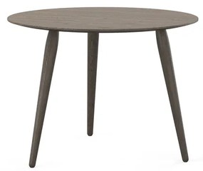Odkládací stolek Play z dubového masivu- Ø60 Rozměry:: 60x38cm, typ dřeva:: tmavý dub