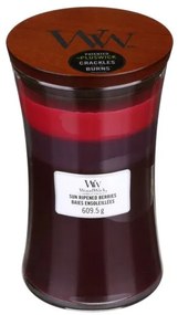 WoodWick Trilogy Sun Ripened Berries Svíčka váza velká, 609,5 g