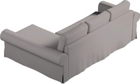 Potah na pohovku IKEA Backabro rozkládací se šezlongem barva béžová látka pletený vzor