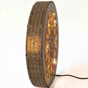 Dřevěná LED lampa Mandala se stmíváním | Stolní svítidlo| SENTOP LED0608