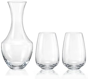 Crystalex - Bohemia Crystal Set na nealko nápoje Giselle 1.500 ml, 1+2 ks