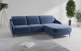 XXXLutz ROHOVÁ SEDAČKA, textil, modrá Sit & More - Sedací soupravy - 000144024120
