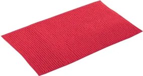 MSV CHENILLE červená / Koupelnová předložka / mikrovlákno / protiskluz