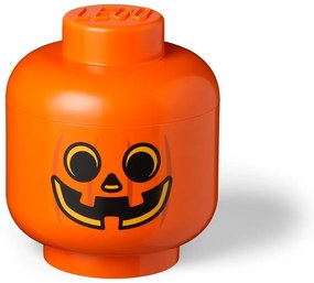 Oranžový úložný box LEGO® Pumpkin Head L