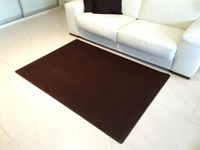 Kusový hnědý koberec Eton (Varianta: 120 x 170 cm)
