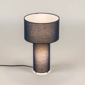 Stolní textilní lampa André Blue