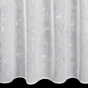 ZÁCLONA NA KROUŽCÍCH BELLE 140X250 CM VZOROVANÁ