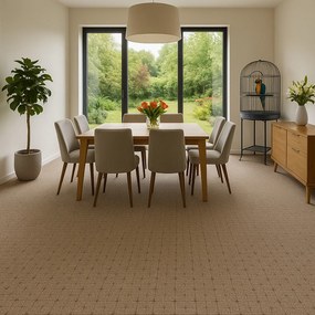Condor Carpets, AKCE: 150x220 cm Kusový koberec Udinese béžový new - neúčtujeme odřezky z role - obšitý ze všech stran, šíře, béžová, filc, chodba / předsíň