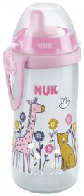 Dětská láhev NUK Kiddy Cup 300 ml růžová