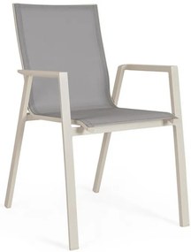 BIZZOTTO Zahradní jídelní židle KRION tmavě šedá 0663679