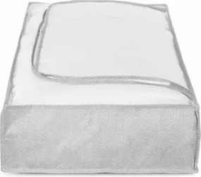 Compactor Boston Nízký textilní úložný box šedá / 107 x 46 x 16 cm