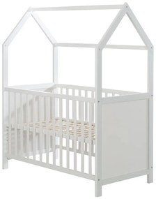 Bílá postýlka 60x120 cm – Roba